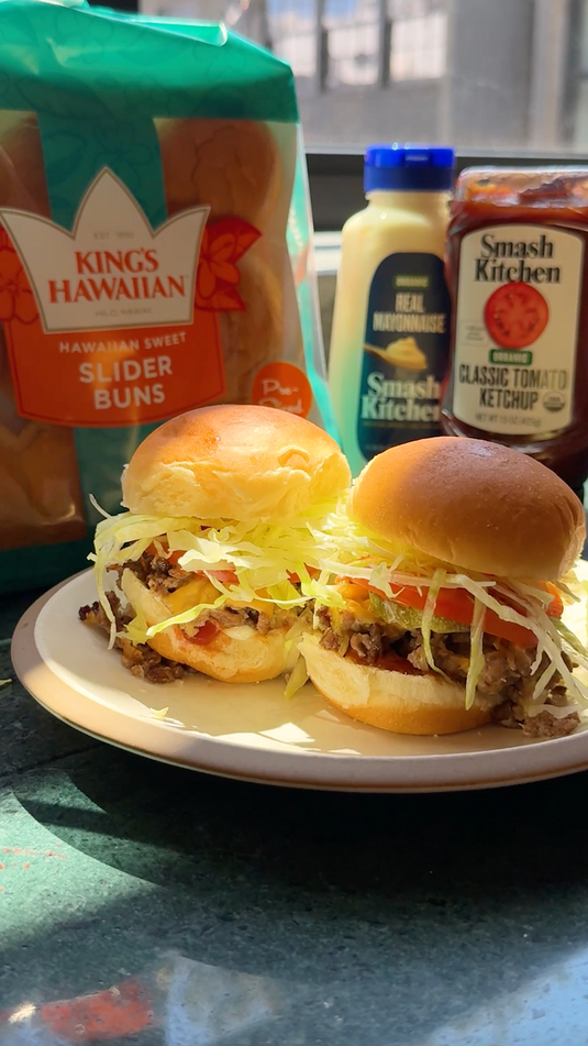 Chopped Cheese Slider – Smash Kitchen